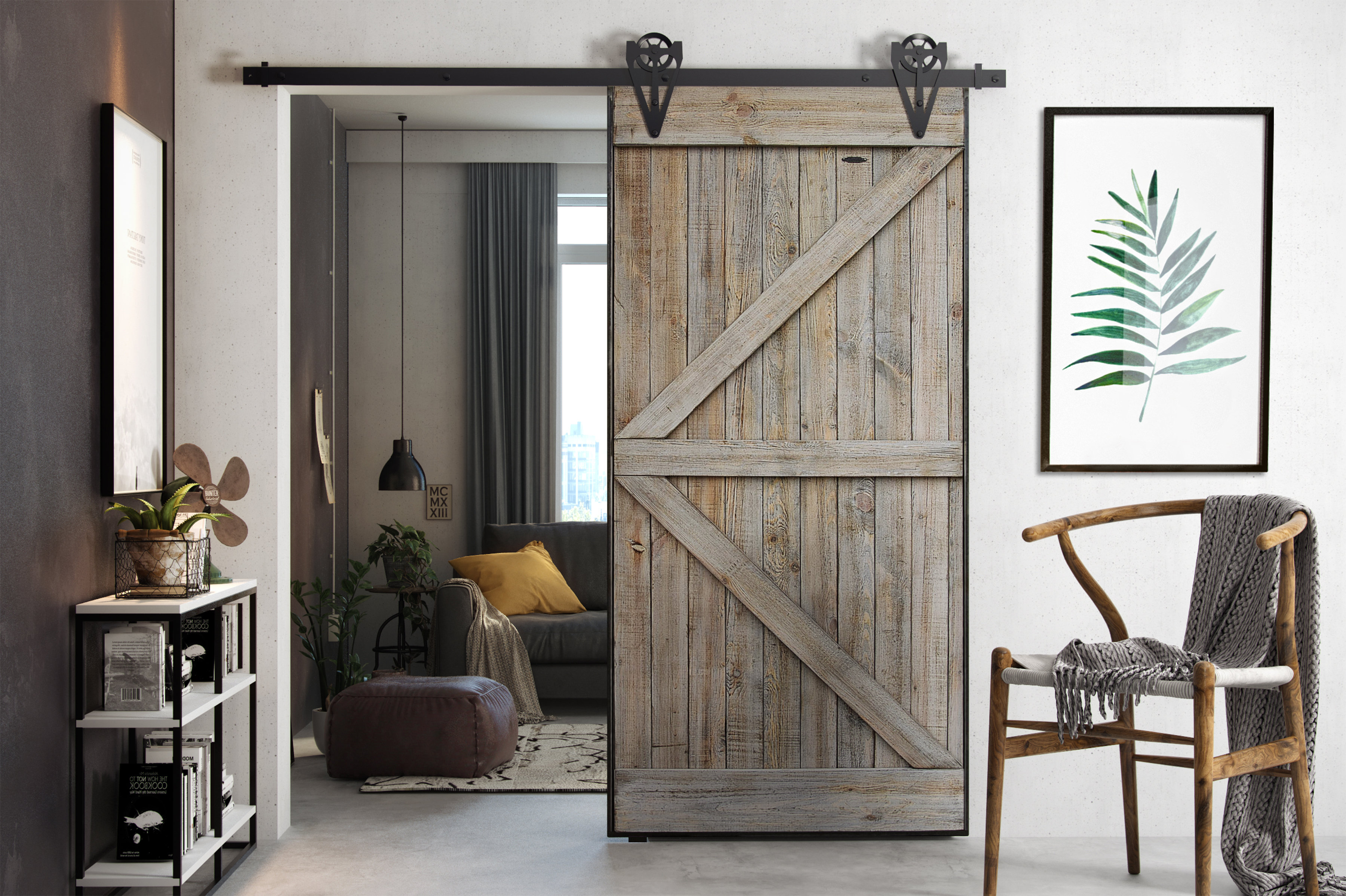 Natur Pur Frey Solid Pine Sliding Door & Reviews | Wayfair.co.uk
