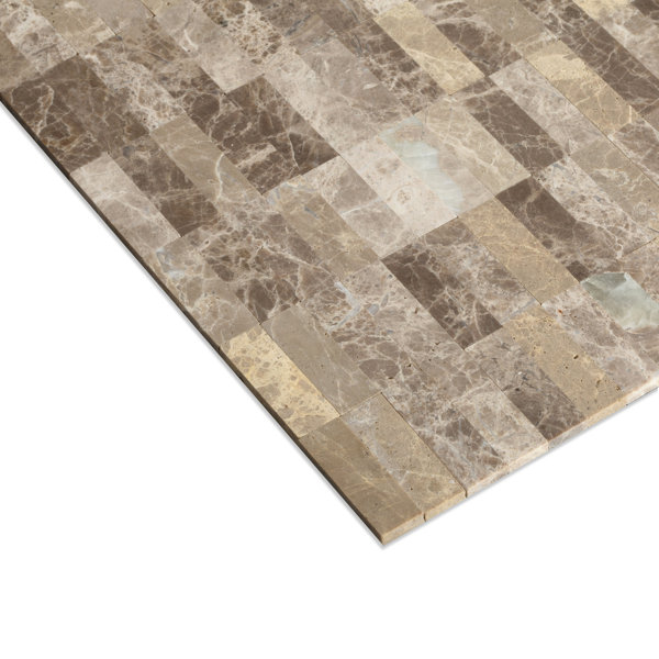 Speed tiles Urbain 11.42'' W x 11.57'' L Natural Stone Peel and Stick ...