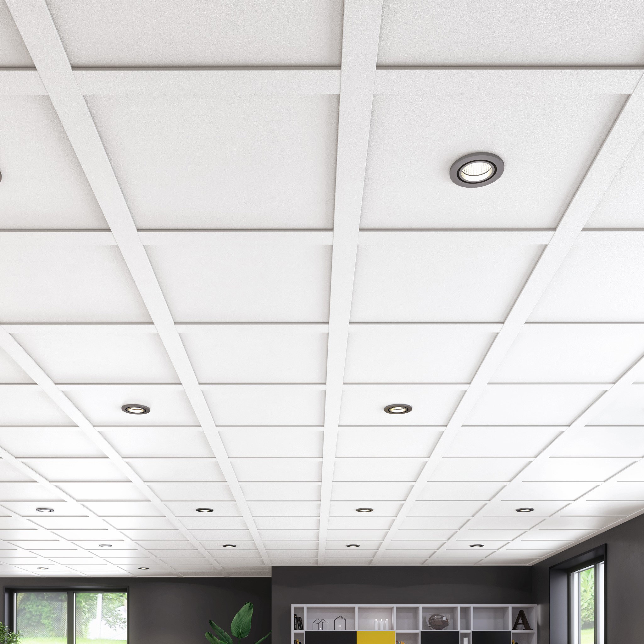 Embassy Ceilings Suspended Ceiling Tile and Grid Kit & Reviews | Wayfair