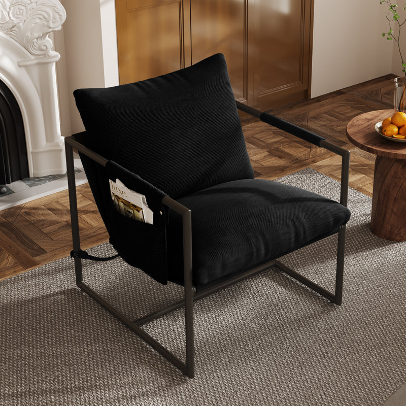 Ebern Designs Upholstered Armchair & Reviews | Wayfair