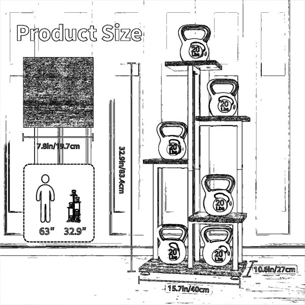 17 Stories Heavy Duty 5-Tier Plant Stand For Indoor Plants, Multi-Level ...