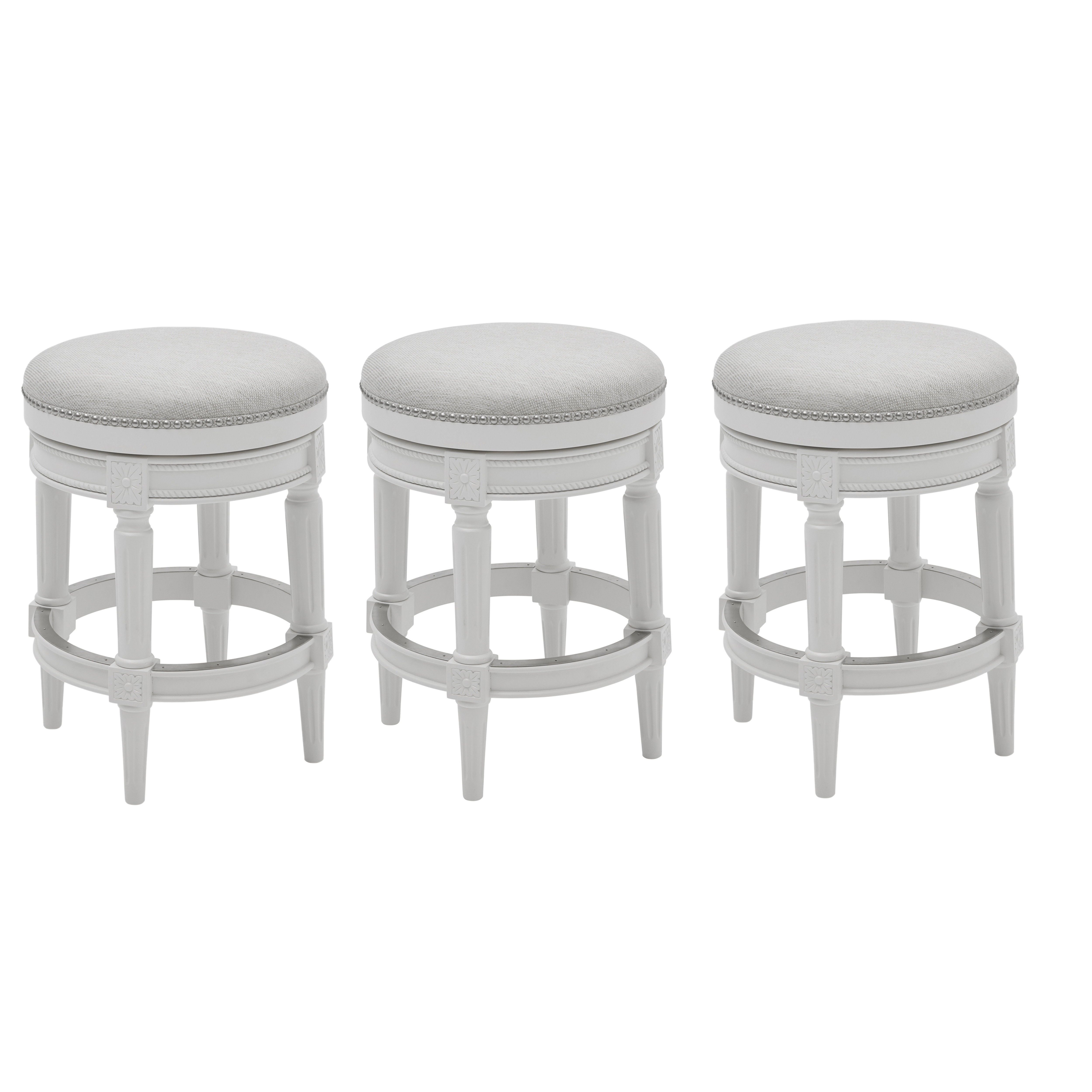 Darby Home Co Mehar Swivel Backless Bar & Counter Stool & Reviews | Wayfair