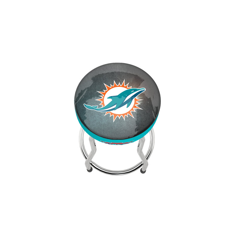 Arcade 1Up Miami Dolphins Adjustable NFL Blitz Team Pub Stool ...