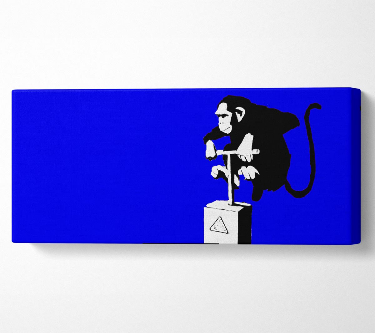 Rosalind Wheeler Monkey Detonator Blue - Wrapped Canvas Art Prints ...