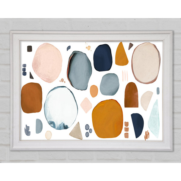 Corrigan Studio The Abstract Shape Collage - Single Picture Frame Art ...