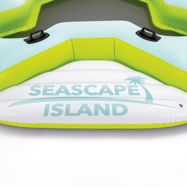Intex Seascape Island Inflatable Water Lounge with Built In Cooler and ...