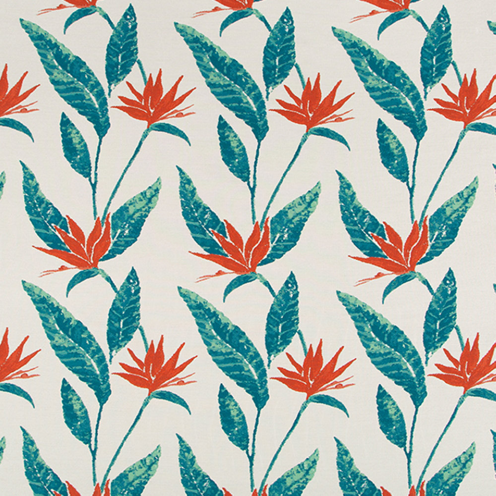 Robert Allen Festival Color Crane Lily Fabric | Wayfair