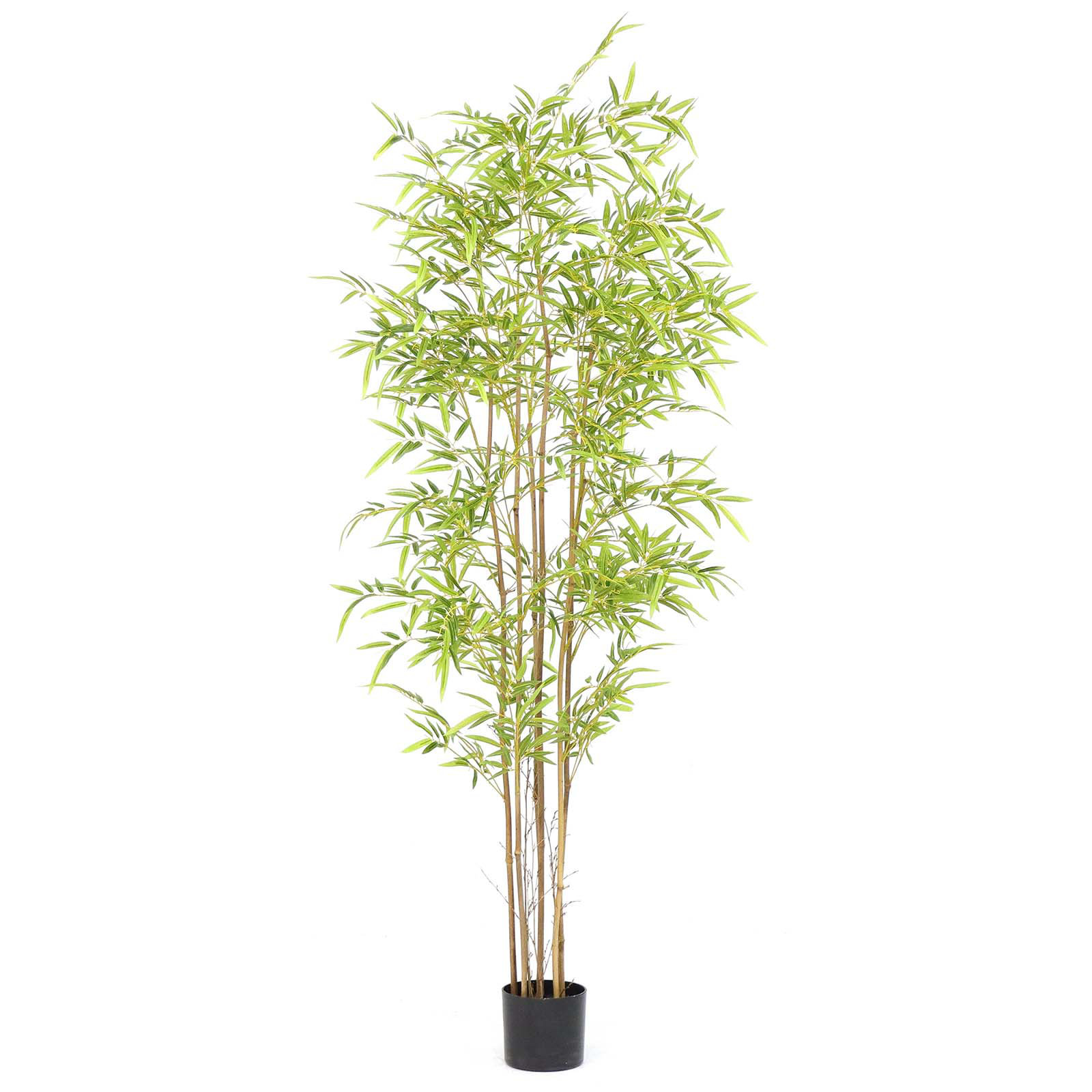 Primrue Bamboo Tree Artificial With Real Trunk And Lifelike Leaves ...