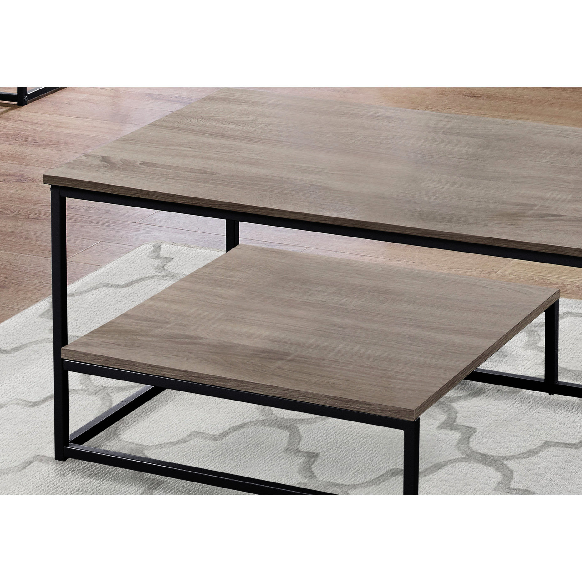 Latitude Run® 3 Piece Table : Coffee & 2 Matching End Tables, Warm ...