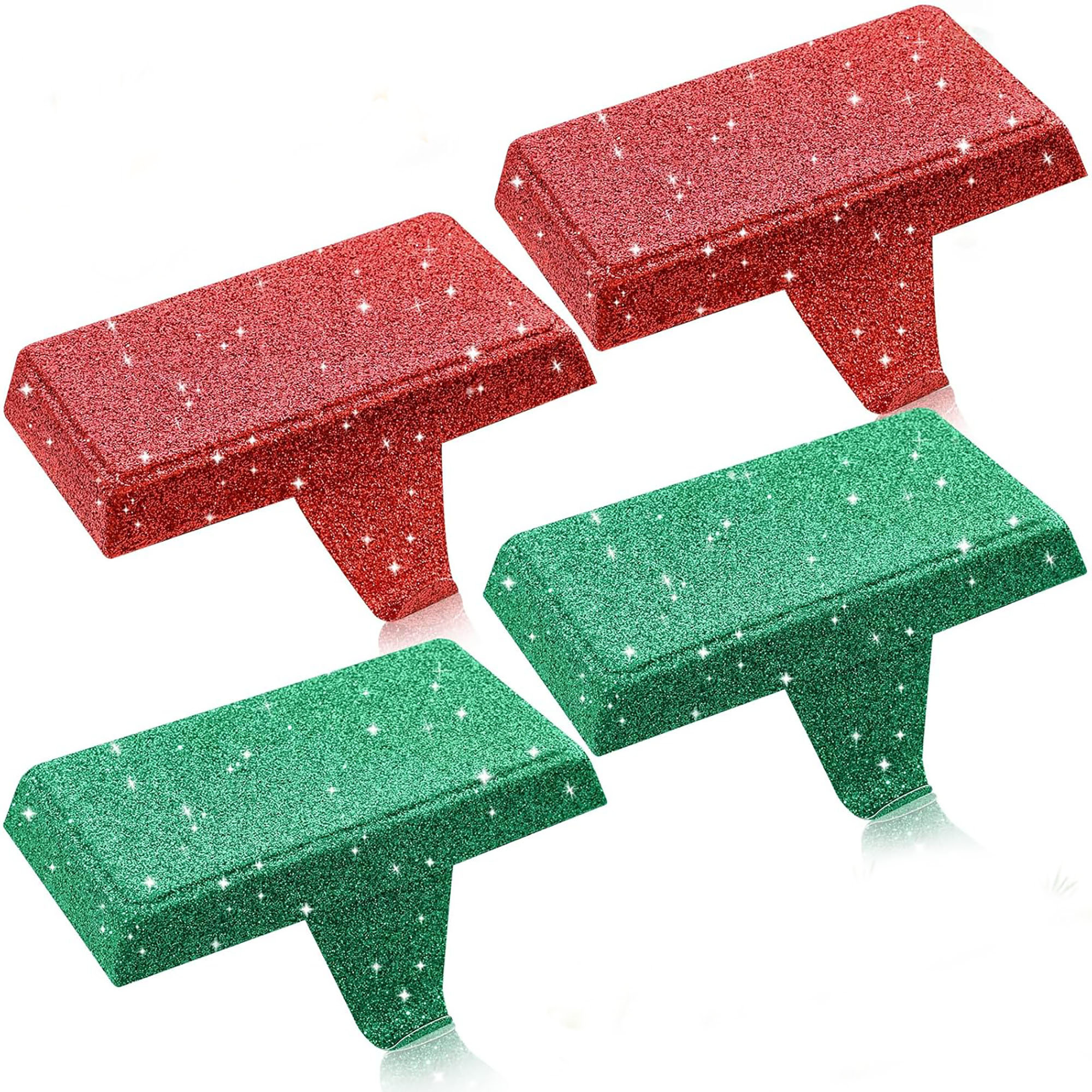 Tikwel Christmas Stocking Holders For Mantle Set Of 4, Weighted ...
