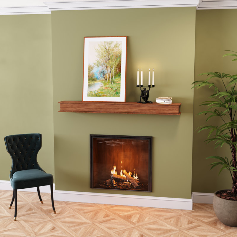 floating mantelpiece