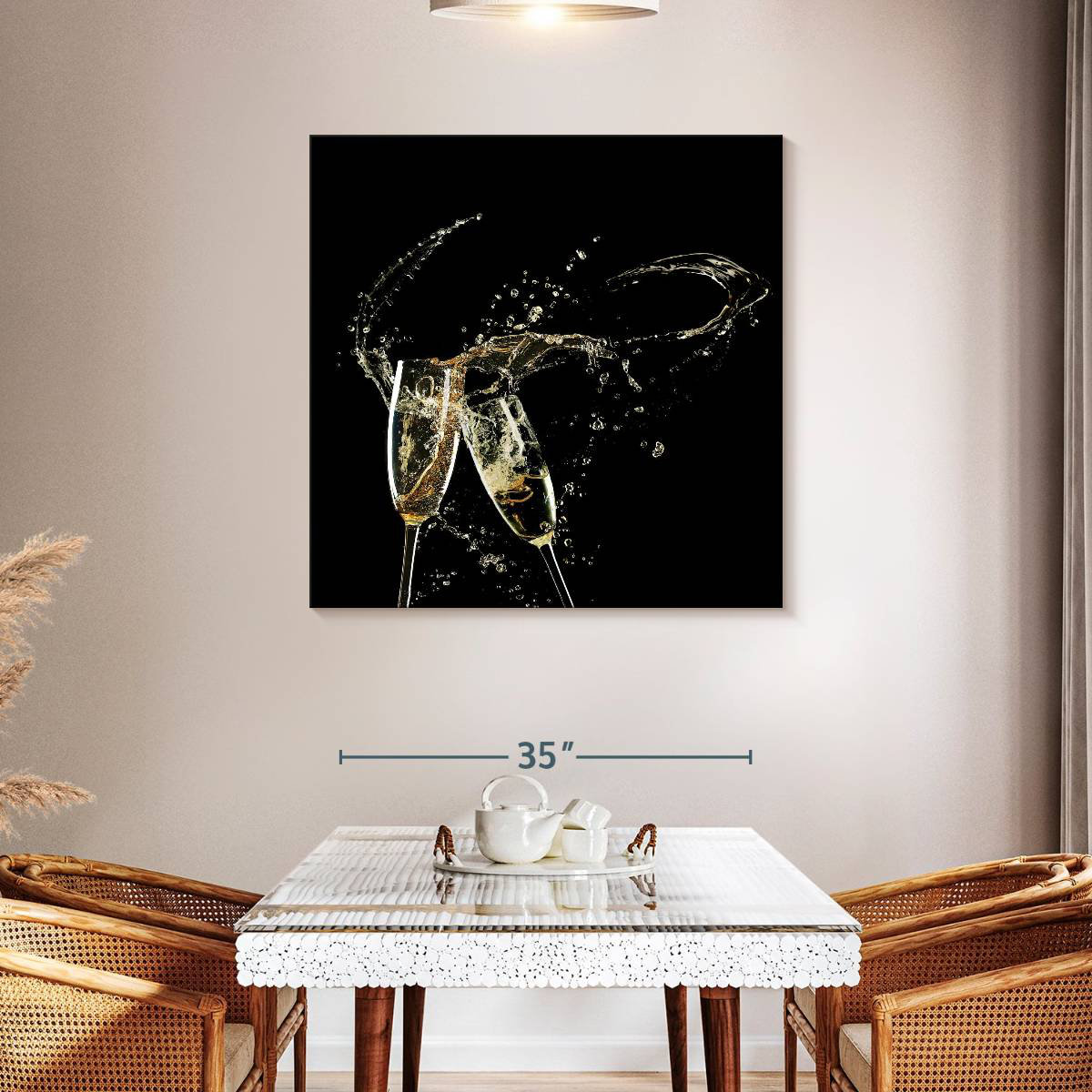 Elephant Stock Champagne Swish Splash | Wayfair