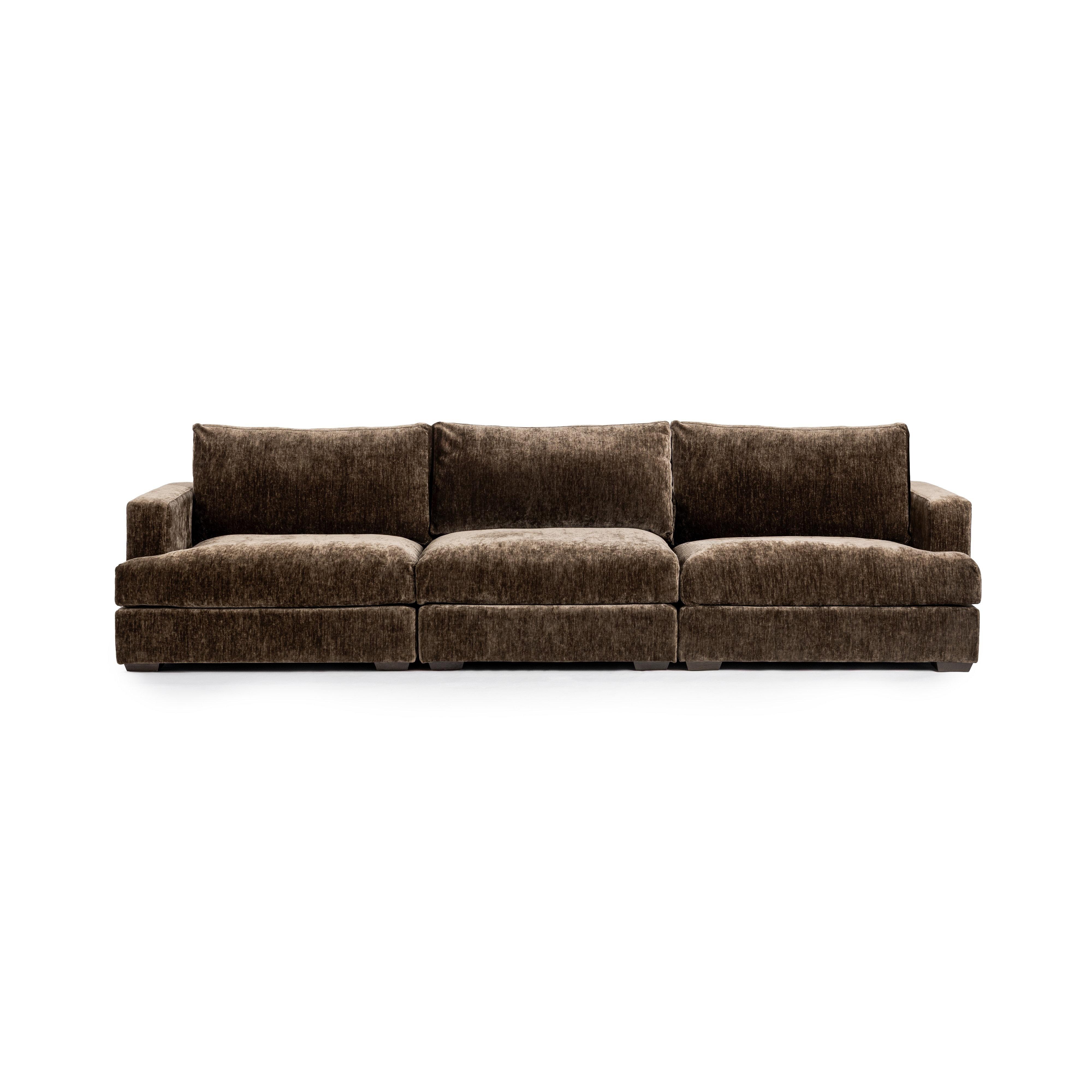Classic Home Ludwig 3-piece Upholstered Modular Sofa | Perigold