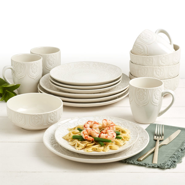 Tabletops Gallery Brielle Dinnerware Set - Service for 4 | Wayfair