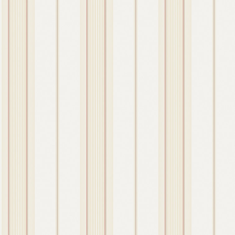 Galerie Wallcoverings Smart 3 Stripes Slim Stripe Wallpaper Roll | Wayfair