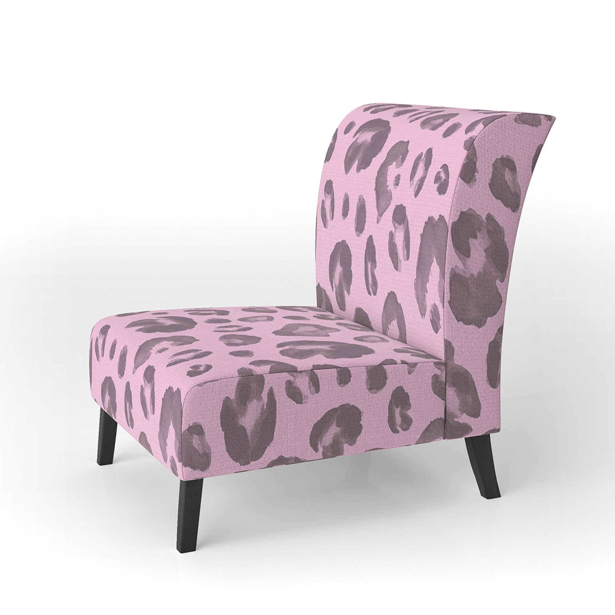 Orren Ellis Pink Leopard Skin - Upholstered Cabin & Lodge Accent ...