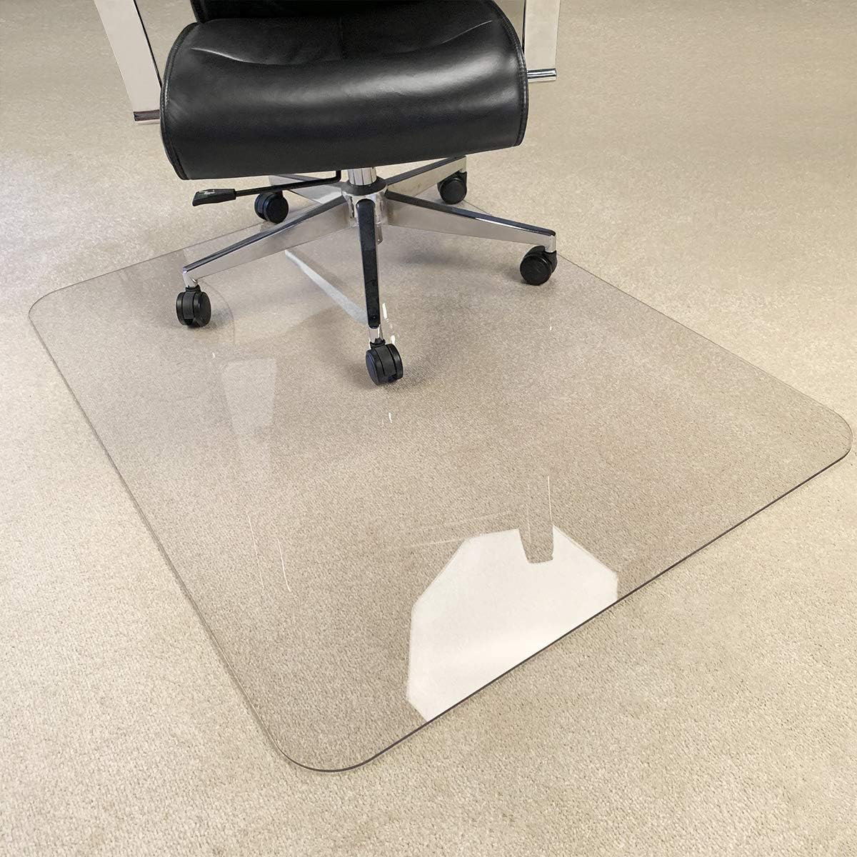 ZIMI Tempered Glass Chair Mat | Wayfair