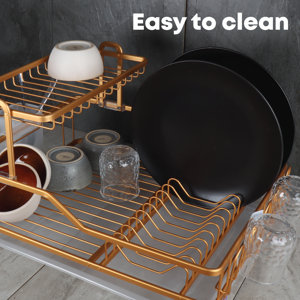 Sq Professional Aluminium 2 Tier Rust Proof Rinse Basket | Wayfair.co.uk
