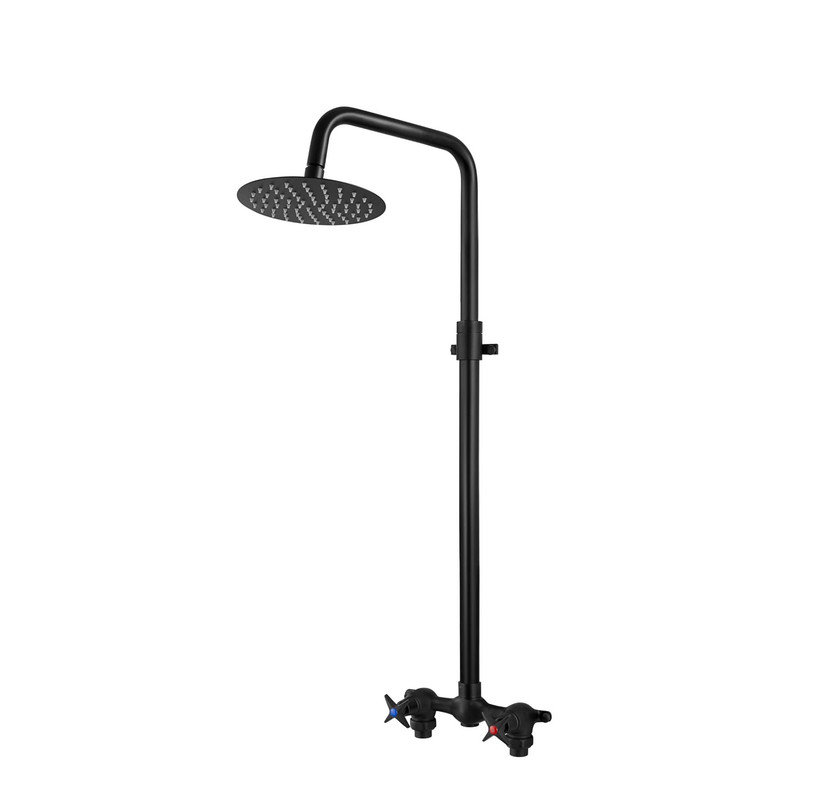 Beniar Outdoor Shower Kit with Adjustable Slide Bar, with 8 Inch ...