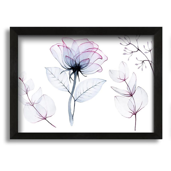 Ophelia & Co. Transparency Flowers - Single Picture Frame Print on ...