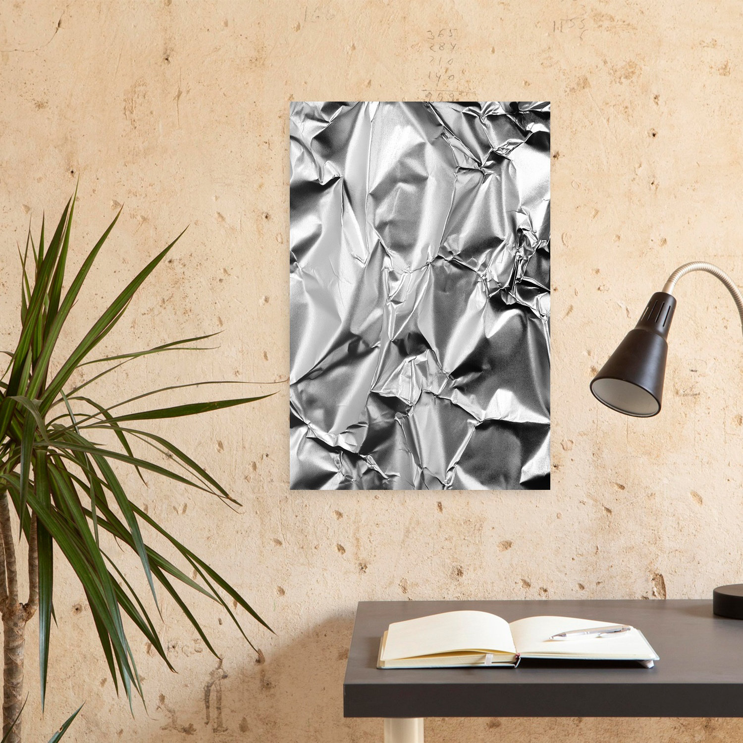Wrought Studio™ Wrapping Paper Silver Abstract Contemporary Wall Art ...