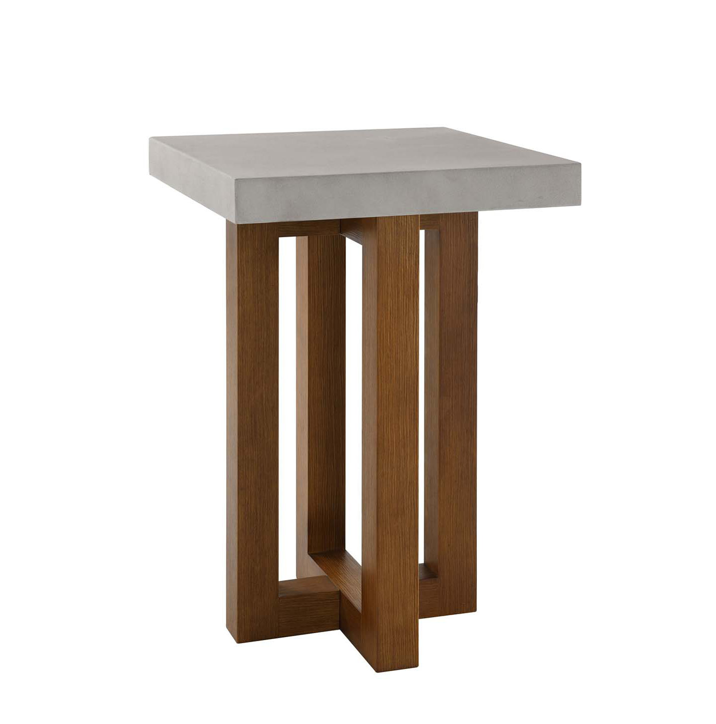 Latitude Run® Faux Concrete Top Side Table - Wayfair Canada