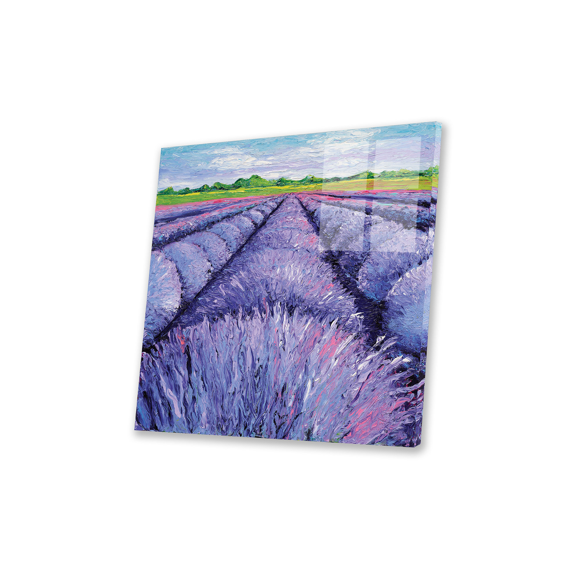 August Grove® Lavender Breeze Triptych Panel II On Plastic / Acrylic ...