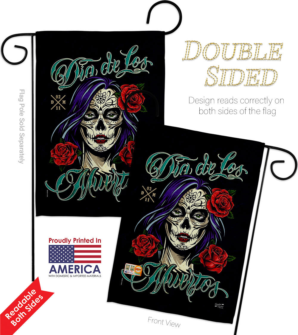 Angeleno Heritage Ensemble de drapeaux en polyester 18,5 po x 13 po Catrina - Wayfair Canada