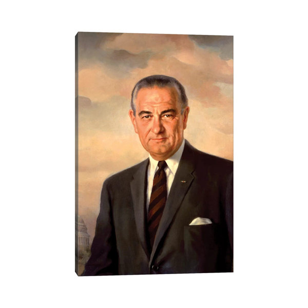 ClassicLiving Presidential Portait Of Lyndon Baines Johnson by ...