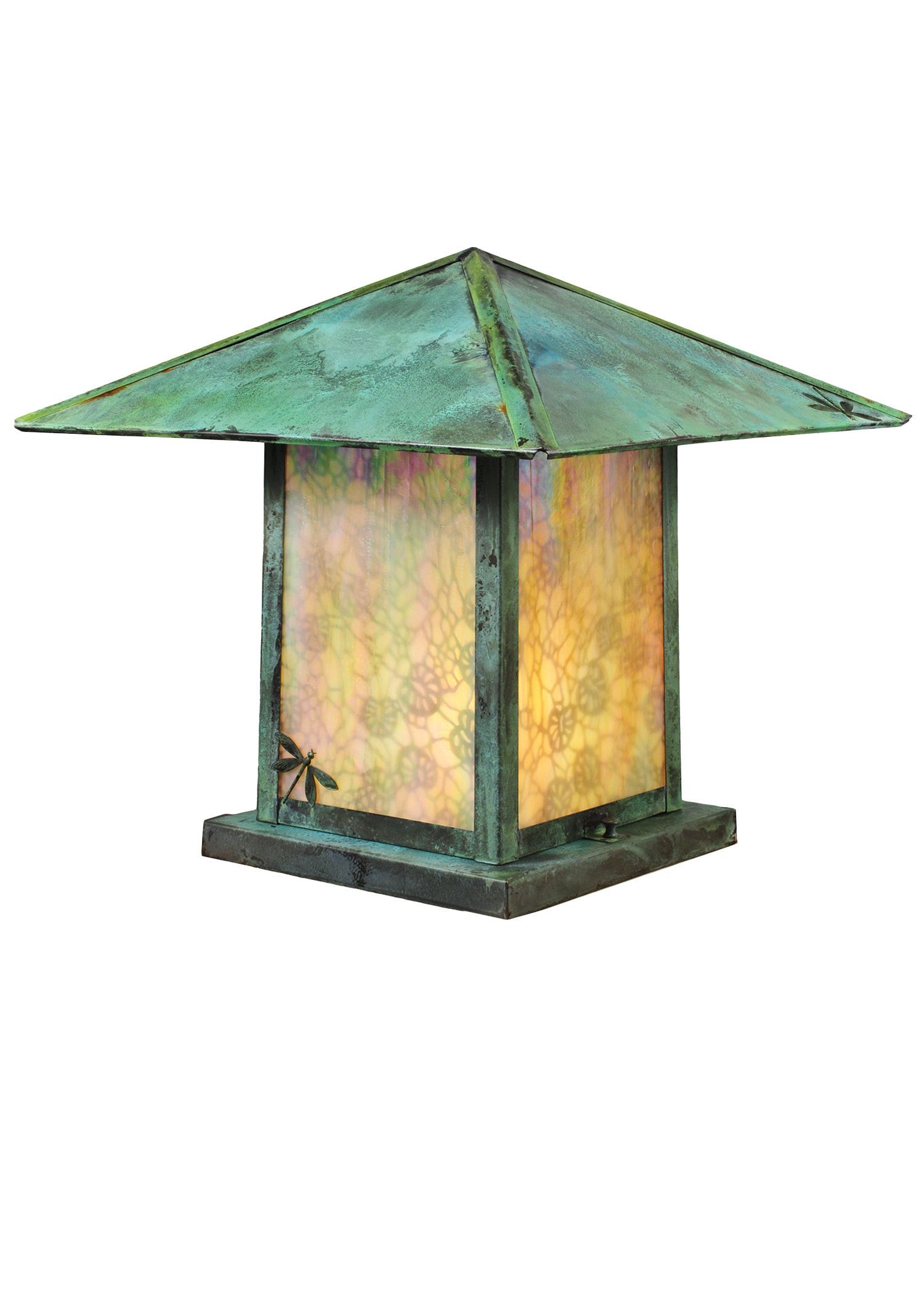 Meyda Lighting Seneca Green 1 -Light 18'' H Pier Mount Light - Wayfair ...