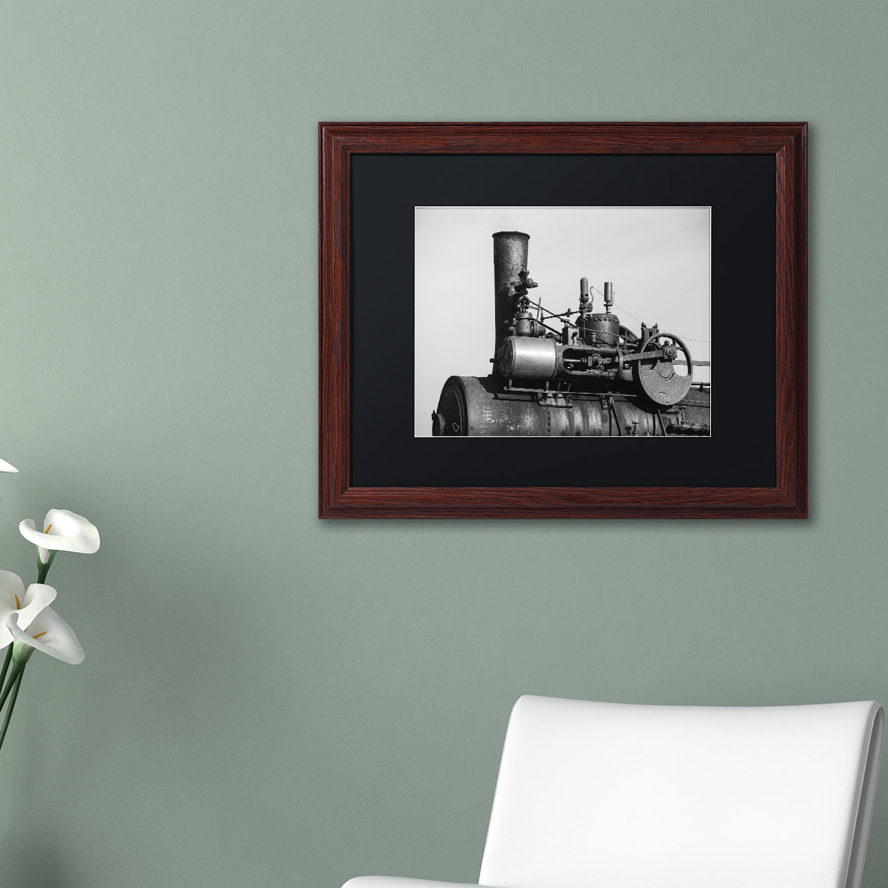 Hokku Designs Joden Steam Engine' by Jason Shaffer Framed Photographic ...