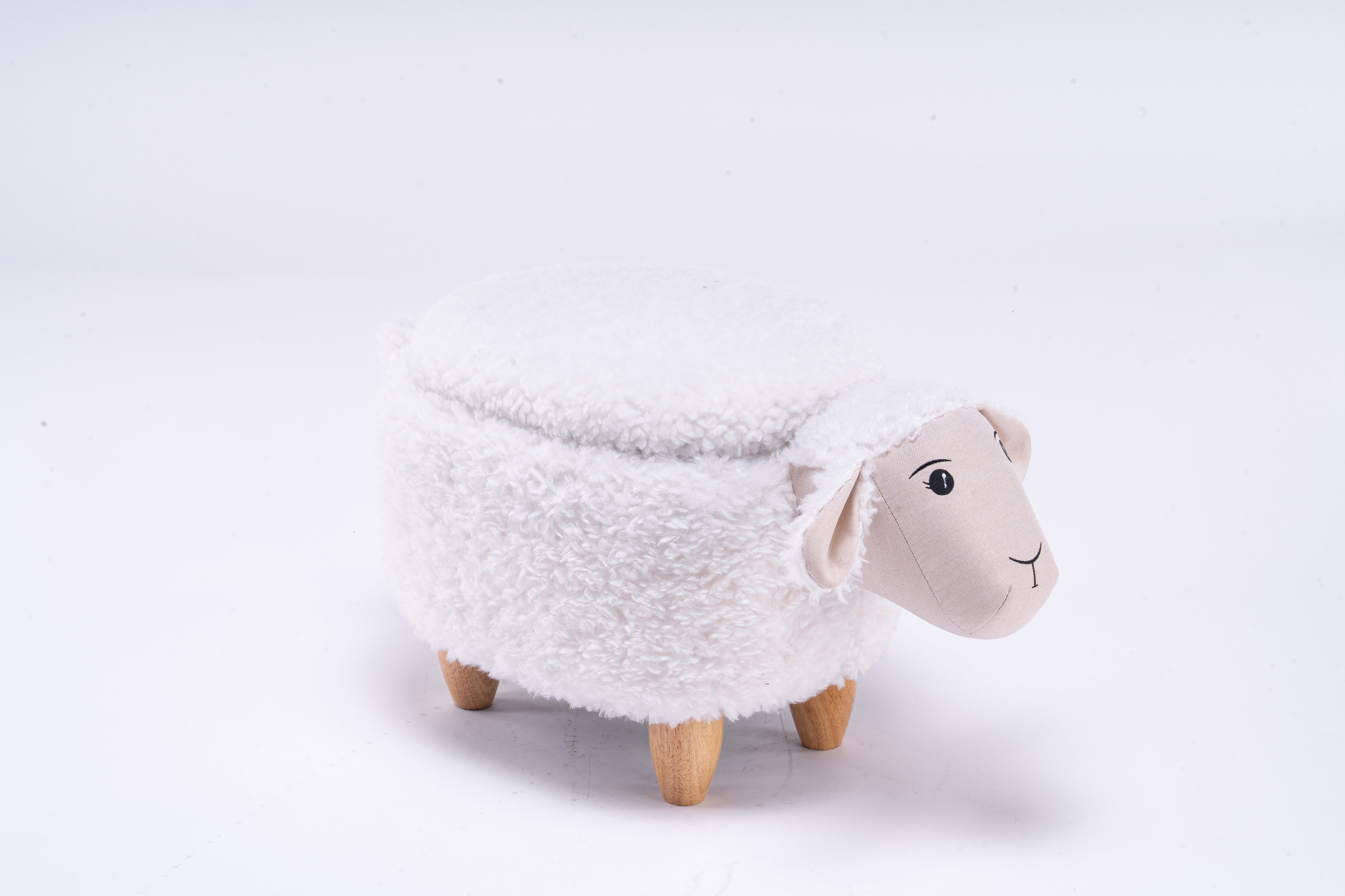 Zoomie Kids Bough 14.17" Wide Sheep Storage Ottoman & Reviews | Wayfair