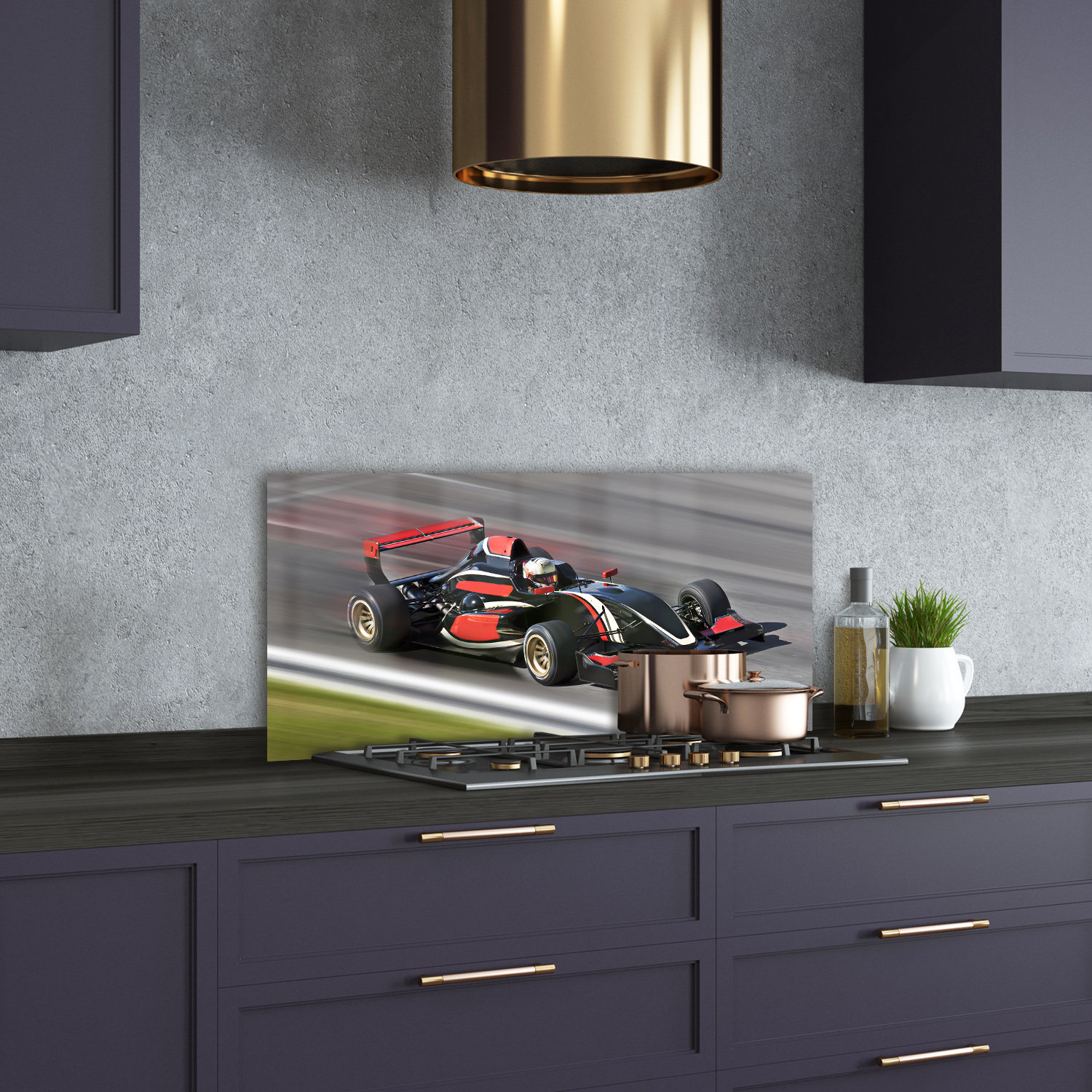 Ebern Designs Splashback - Backsplash - Cooker Hob Wall Splashback ...