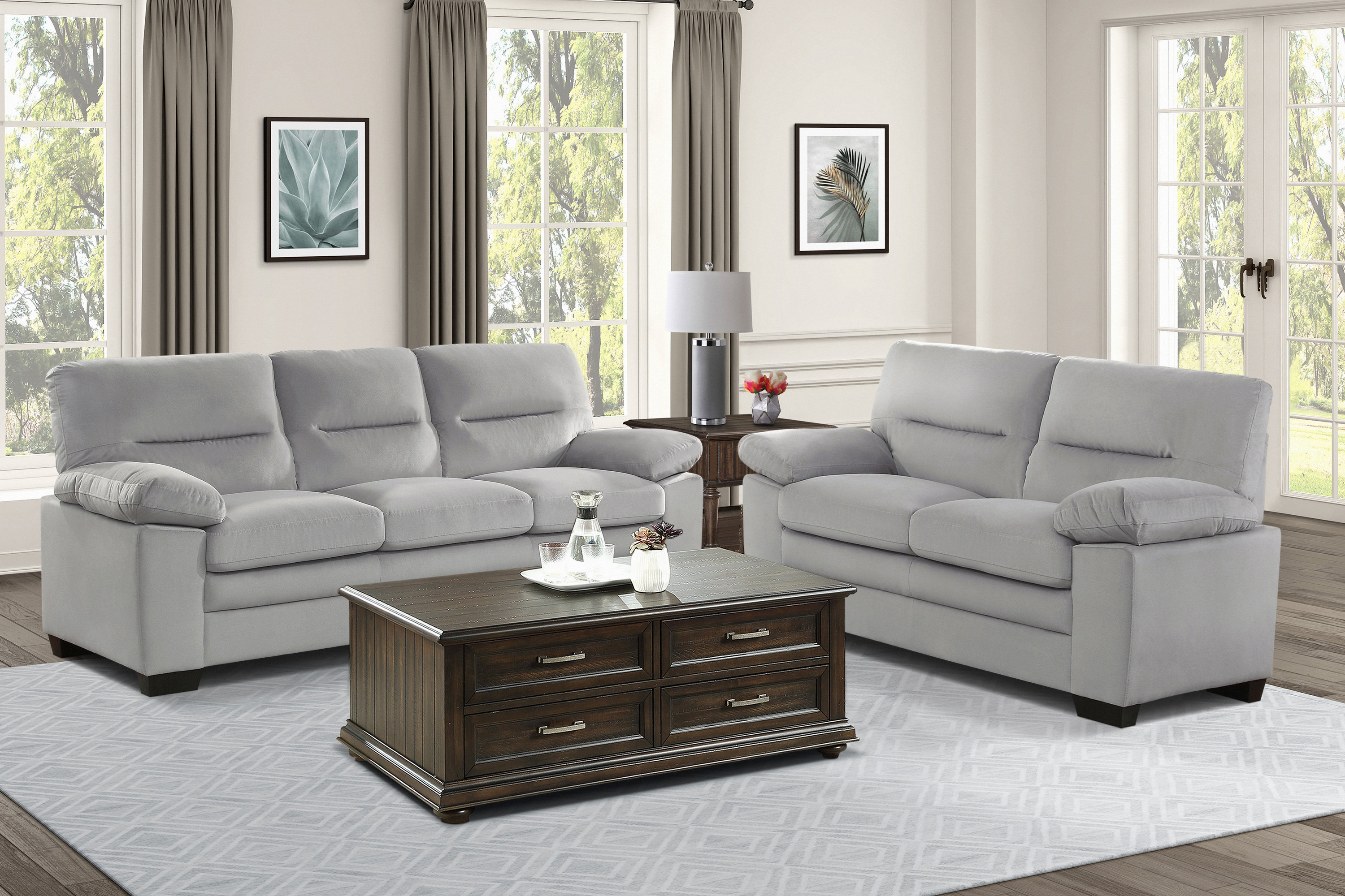 Red Barrel Studio® Solomon 2 Piece Configurable Living Room Set | Wayfair