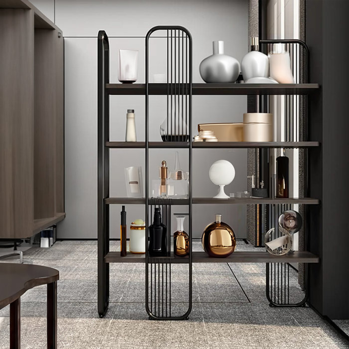 East Urban Home Geometric Bookcase & Reviews | Wayfair