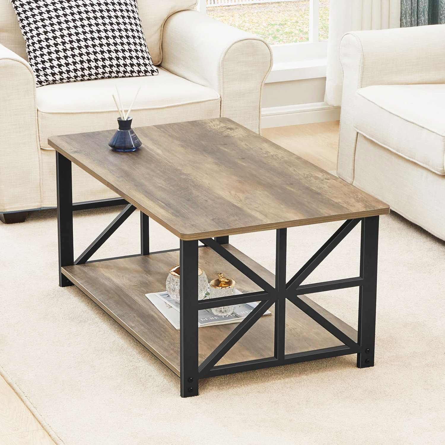 Ameriwood Living room rounded corner coffee table - Wayfair Canada
