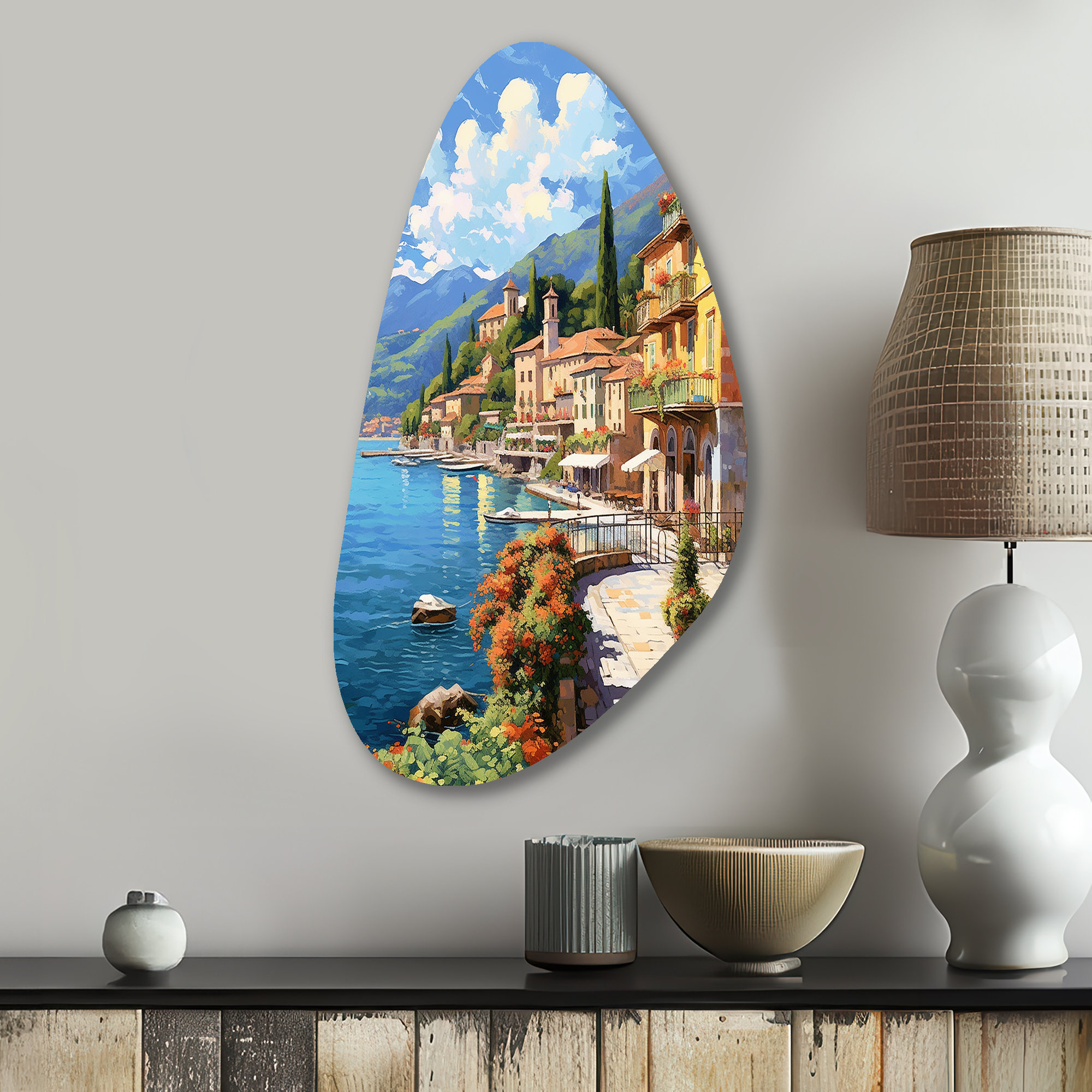 Beachcrest Home™ Moise - Irregular Shape Italy Metal Wall Decor ...