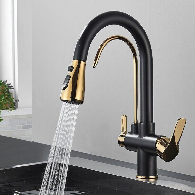 Belfry Kitchen Kitchen Faucet Mixer Tap With Sprayer | Wayfair.co.uk