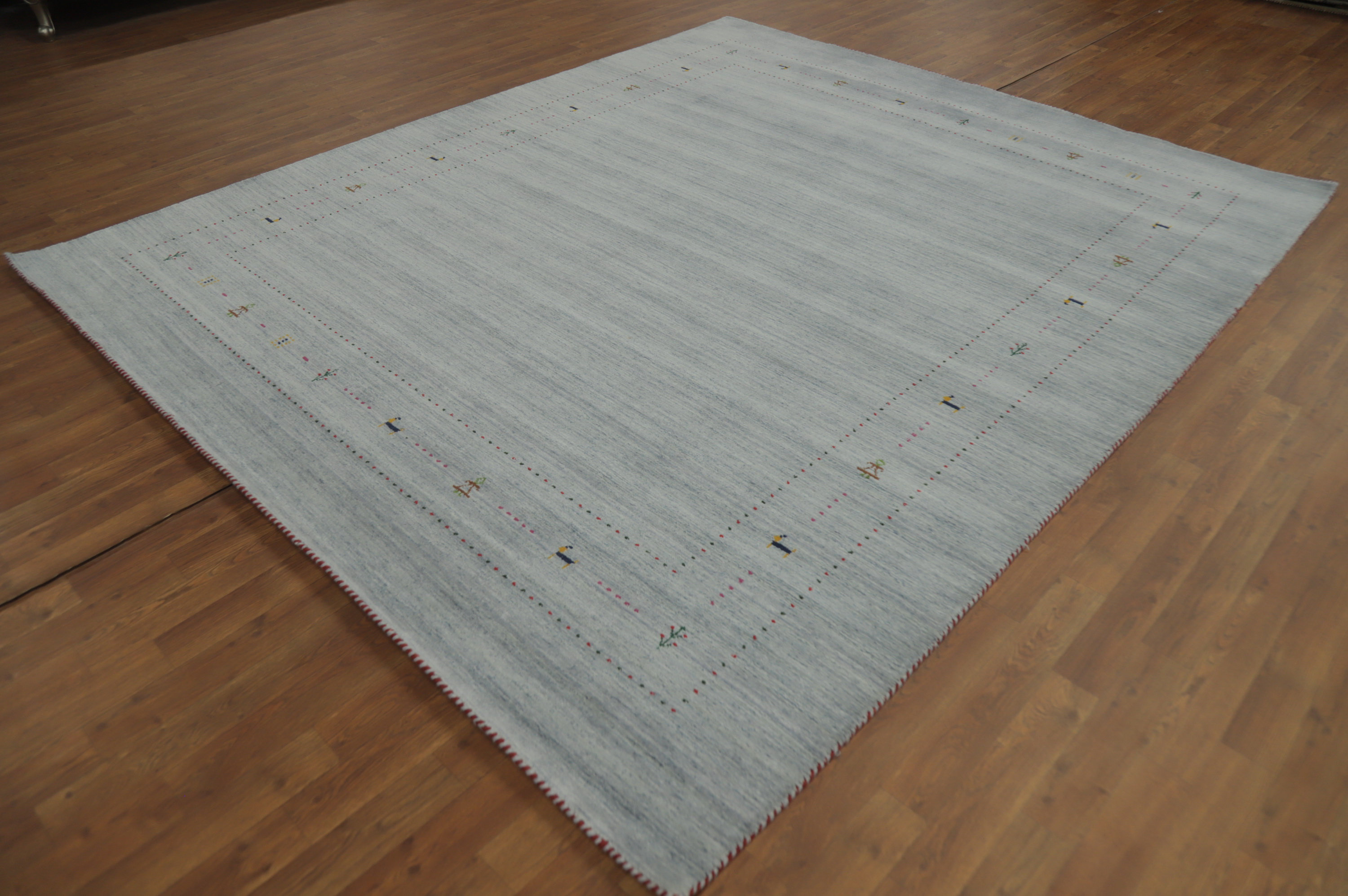 Foundry Select Handmade Wool Gabbeh Style Oriental Area Rug 8x10 | Wayfair