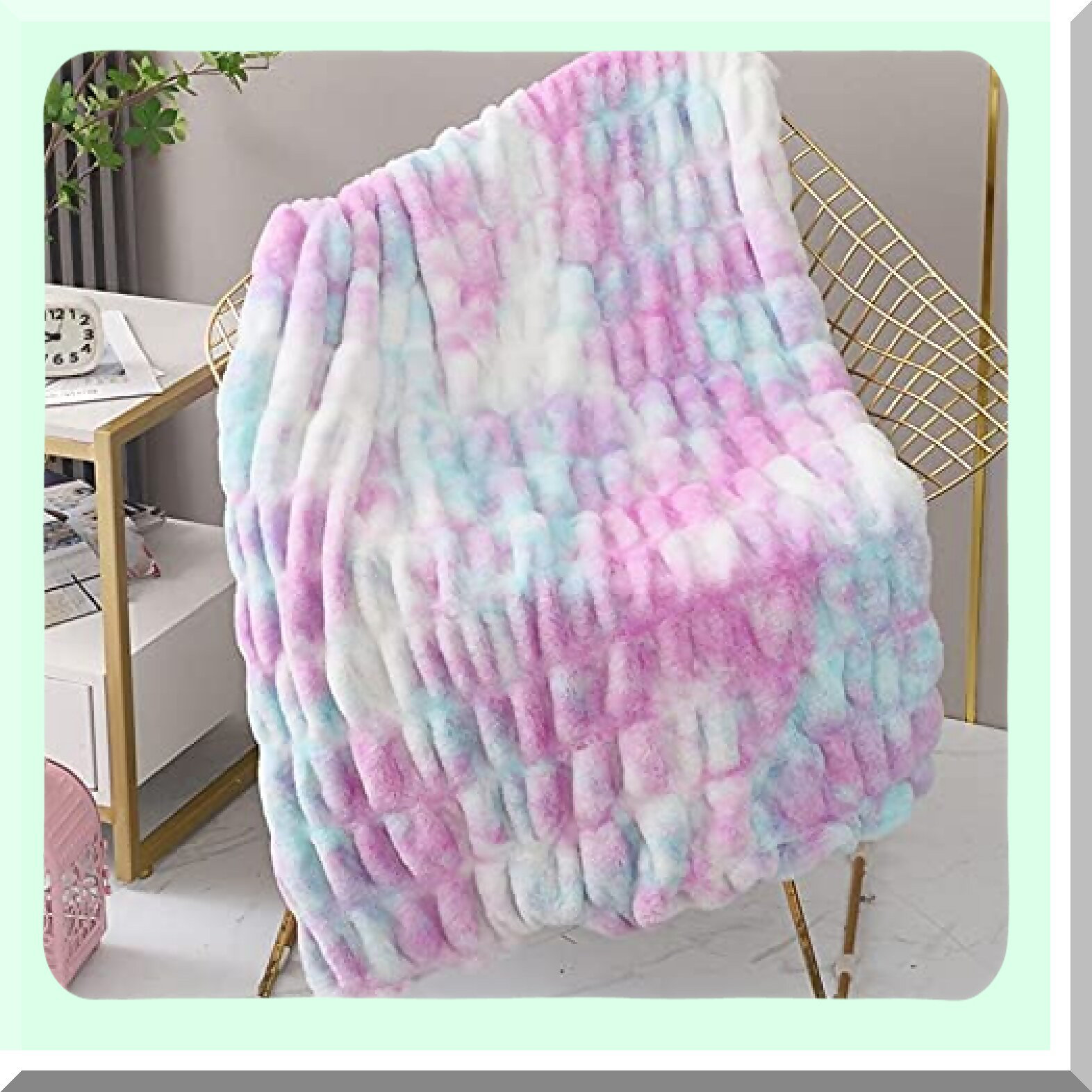 BRBCA CuddleCloud Ultra-Soft Baby Blanket - Fluffy, Warm, Cozy, Plush ...