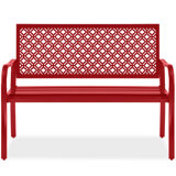 Red Outdoor Benches You'll Love | Wayfair