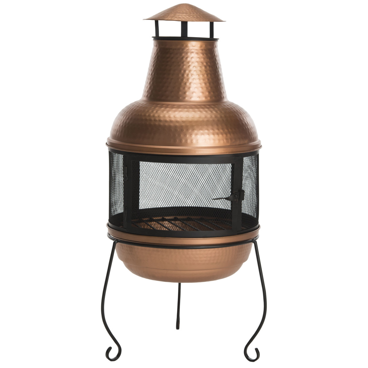 Ophelia & Co. Gemmenne Cast Iron Wood Burning Chiminea & Reviews | Wayfair