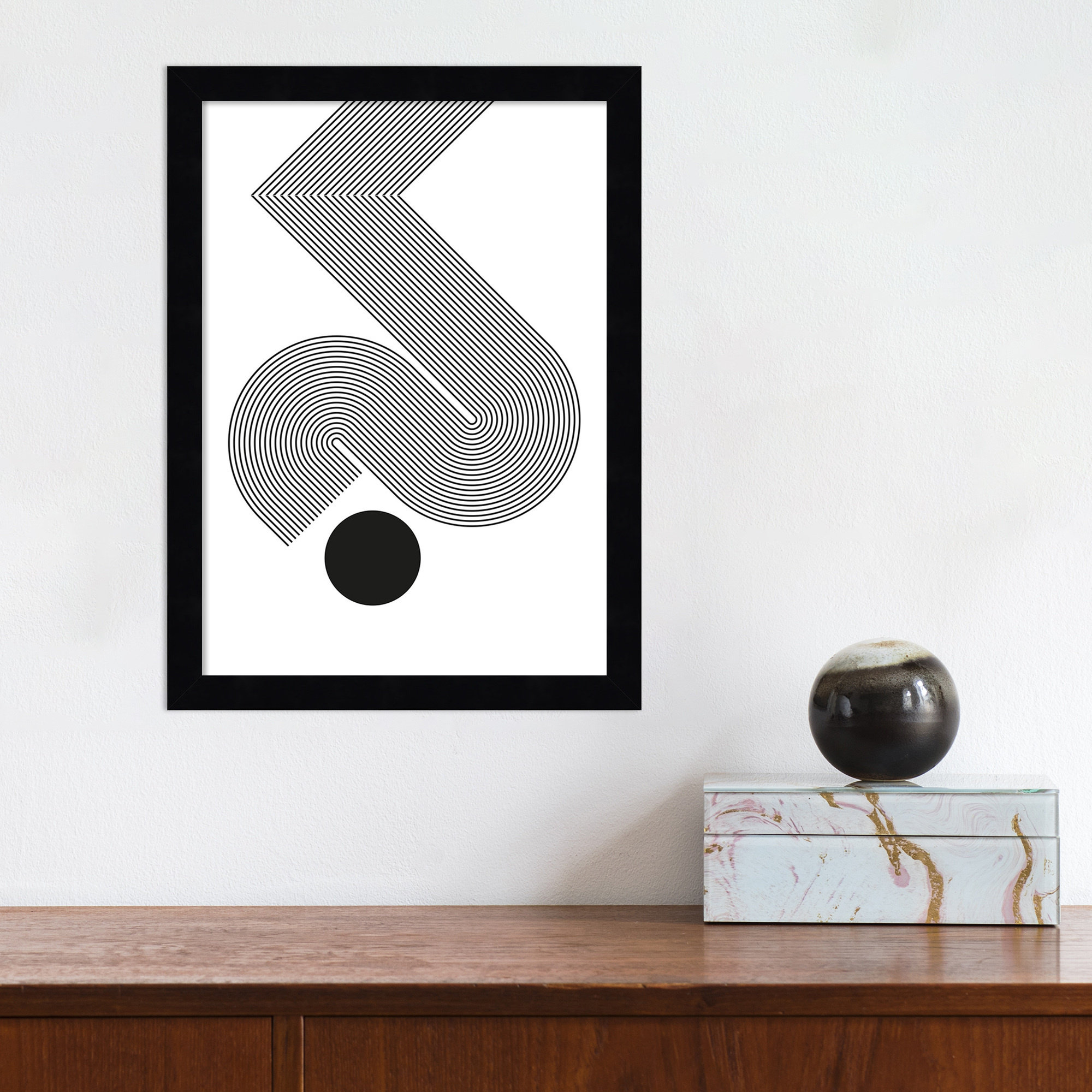 AllModern Out You Go by Simon West - Picture Frame Graphic Art Print ...