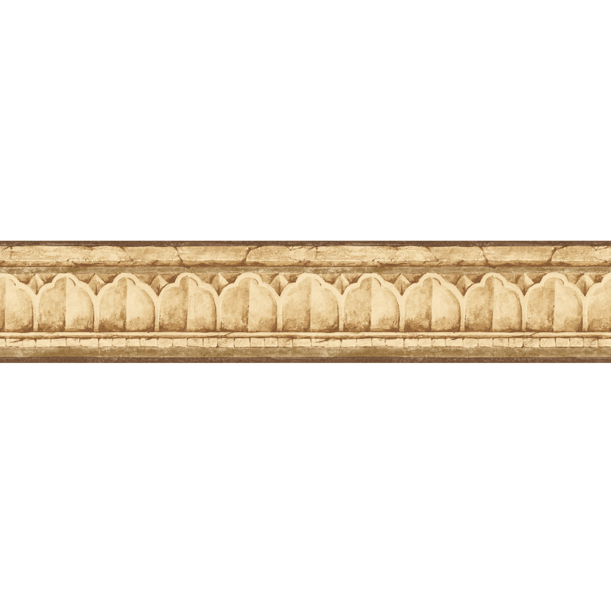 August Grove® Braegyn Egg Dart Architectural Wallpaper Border | Wayfair