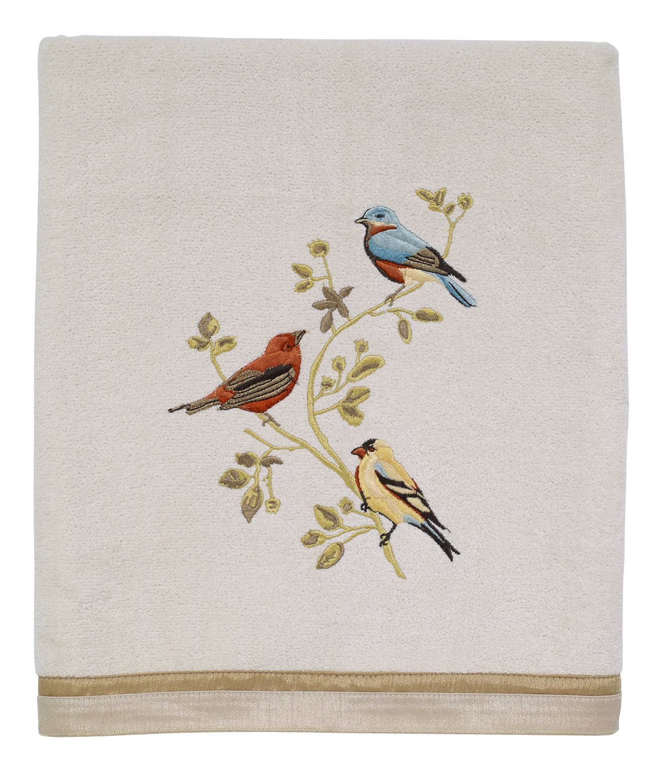 Avanti Linens Gilded Birds Bath Towel | Wayfair