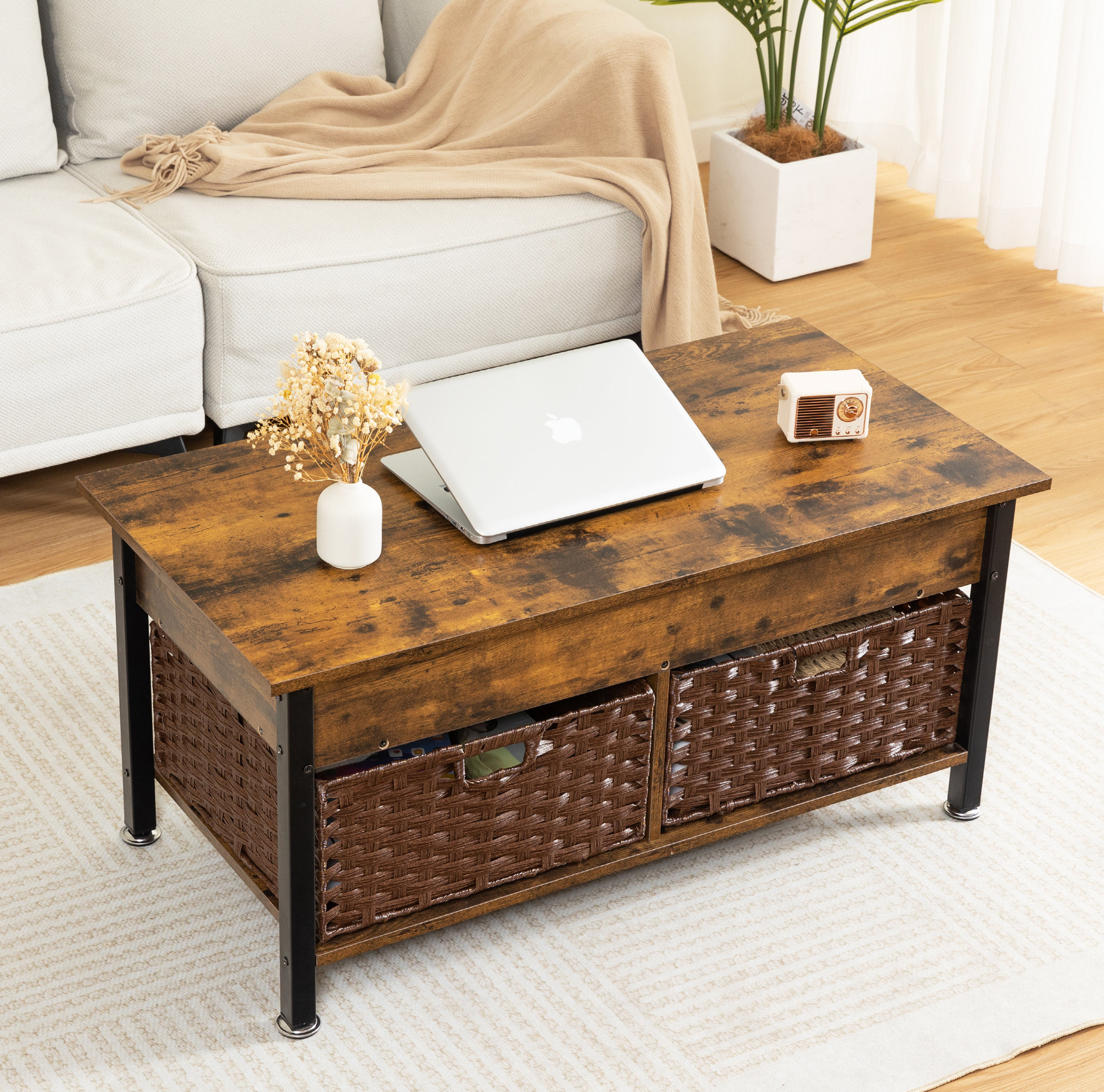17 Stories Airina Single Coffee Table - Wayfair Canada