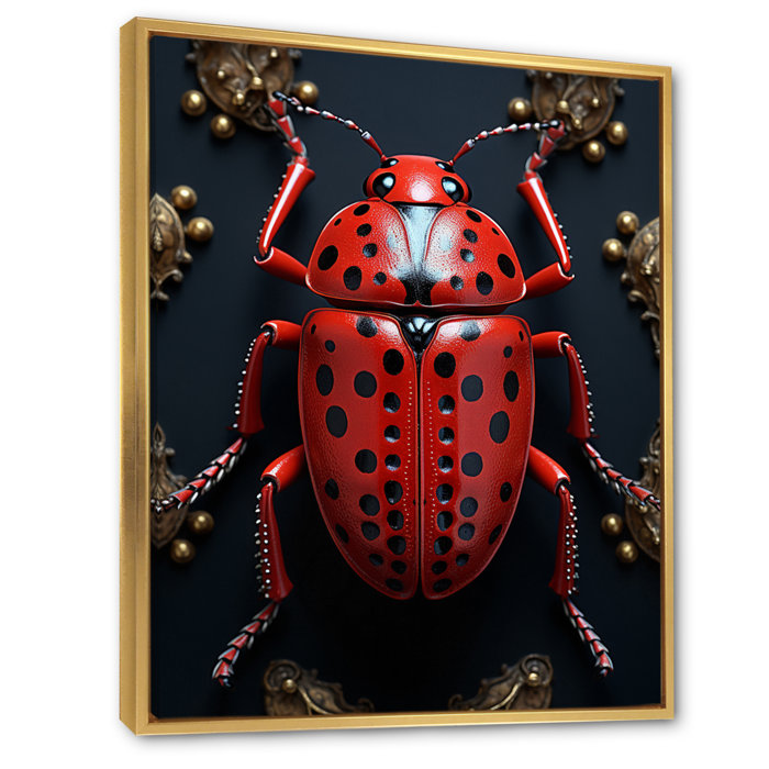 Gracie Oaks Allicia Insects Bugs Microcosmic Harmony I Framed On Canvas ...