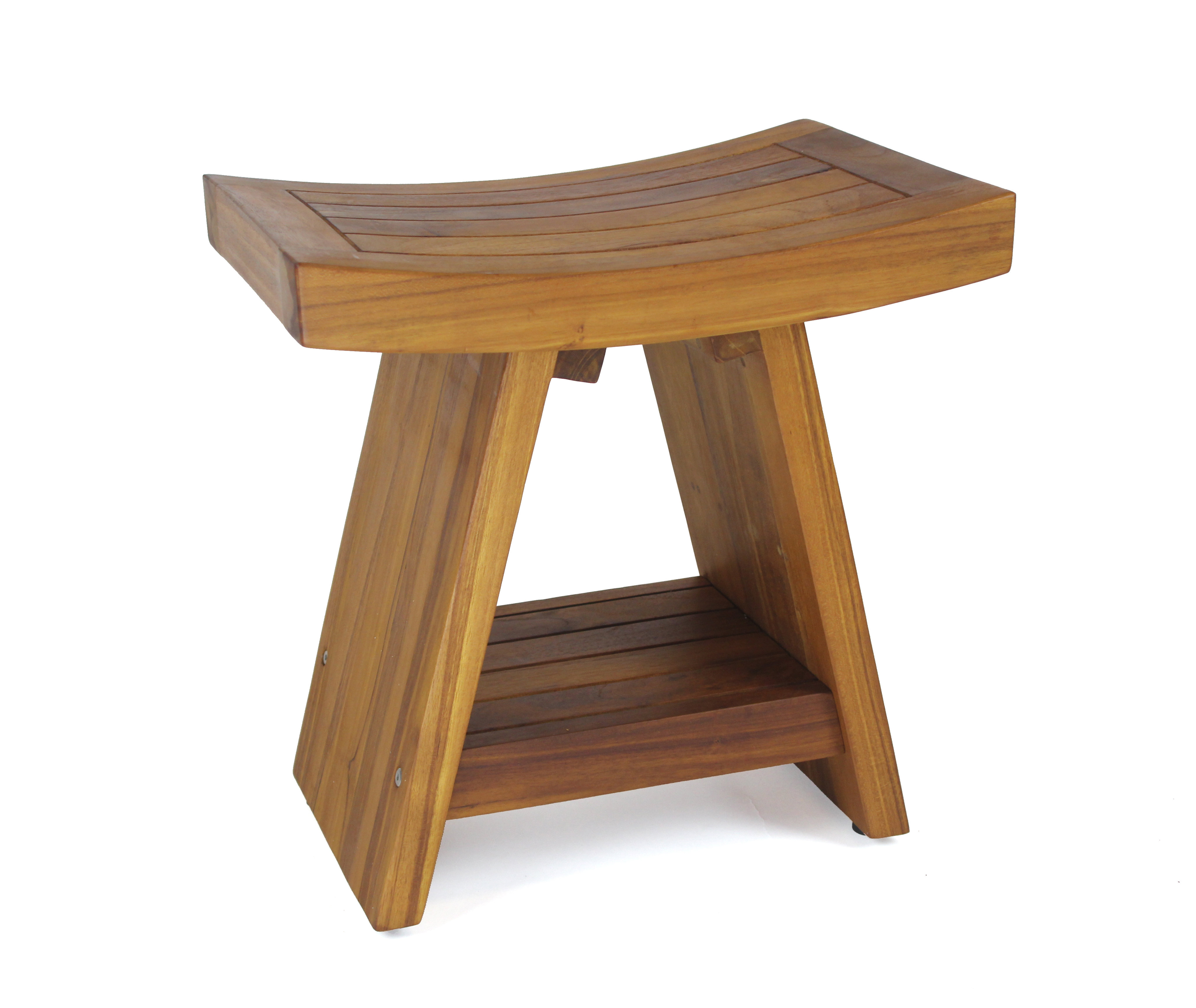 Aqua Teak Asia 18" W Teak Shower Bench & Reviews - Wayfair Canada