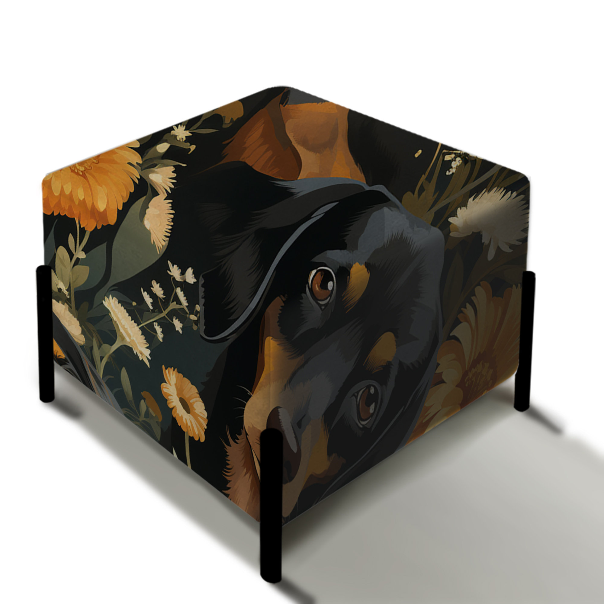 East Urban Home Holdsworth - Dachshund Dog - Animal Print Square ...
