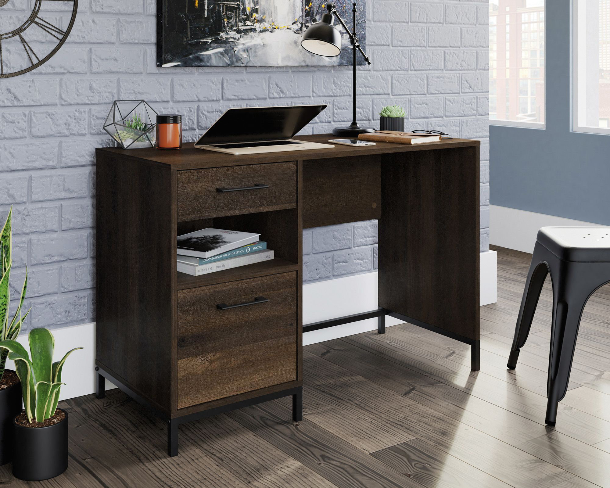 17 Stories Orphus 41.969'' W Rectangle Writing Desk | Wayfair